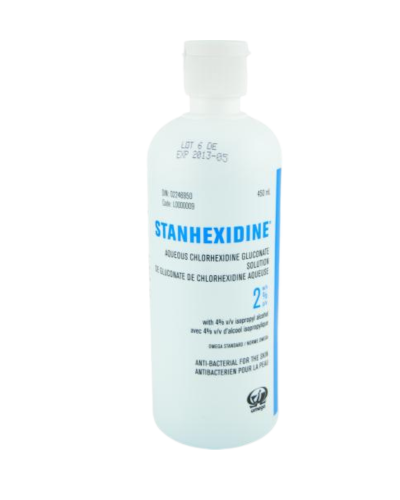 Stanhexidine 2% w/v Aqueous Chlorhexidine Gluconate Solution 450ml ...