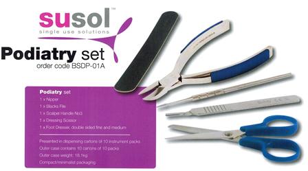 Susol 5Pc Podiatry Set — Pedicare